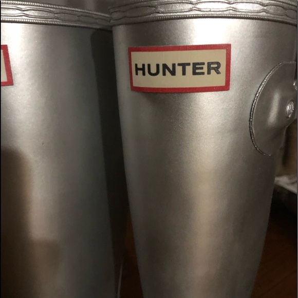 Hunter | Shoes | Hunter Metallic New Rainboots | Poshmark